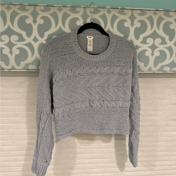 Garage | Sweaters | Light Grey Cropped Garage Sweater | Poshmark